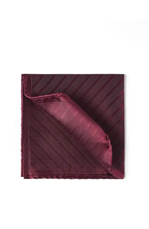 Brunello Cucinelli Silk Pocket Square - Purple-red