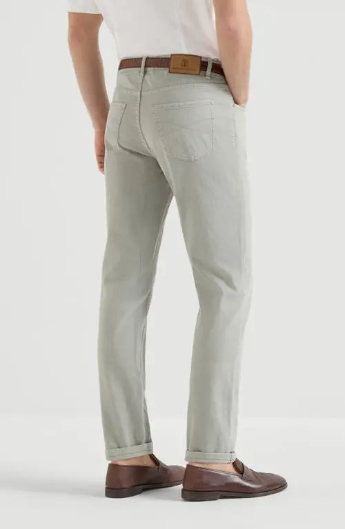 Brunello Cucinelli Lightweight Denim Trousers - Khaki