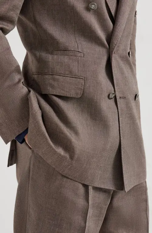 Brunello Cucinelli Chevron Blazer - Hazelnut