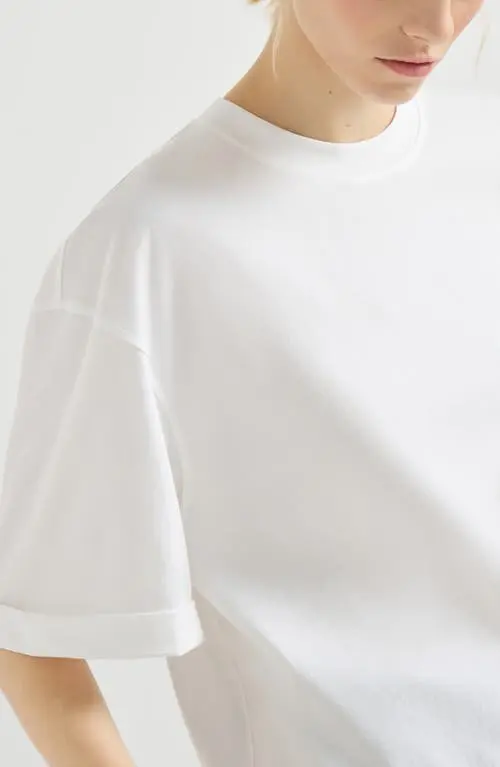 Brunello Cucinelli Cotton Jersey T-shirt - White
