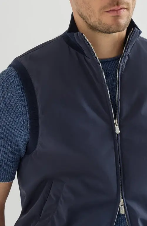 Brunello Cucinelli Vest With Thermore® Padding - Blue