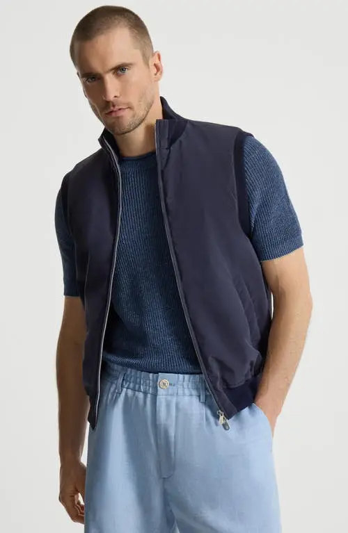 Brunello Cucinelli Vest With Thermore® Padding - Blue