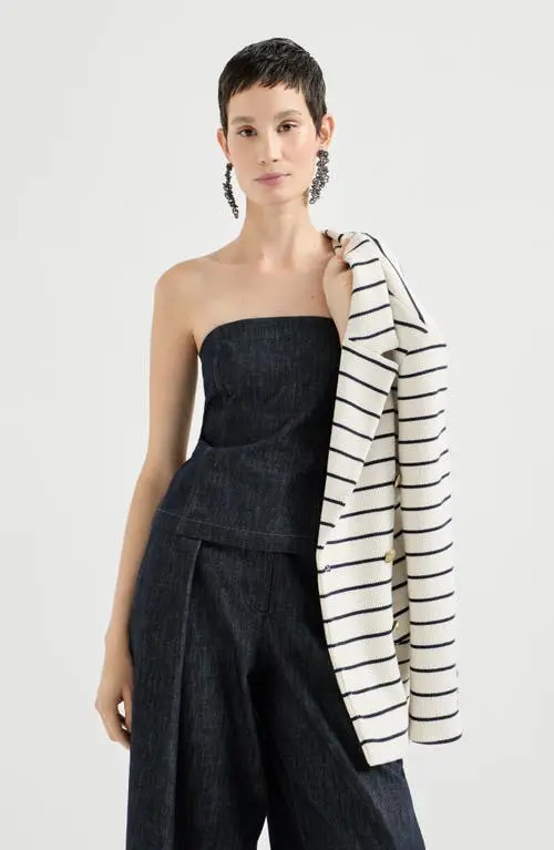 Brunello Cucinelli Bandeau Top - Denim