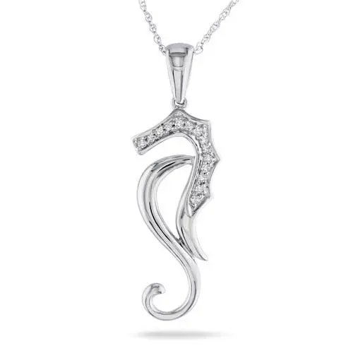 JULIANNA B. Diamond Nautical Pendant Necklace - 10k White Gold