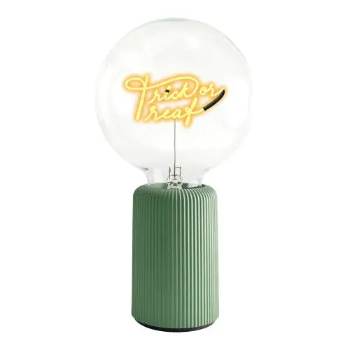 MITB Trick Or Treat Portable Table Lamp - Olive