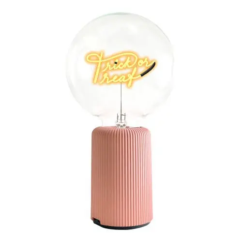 MITB Trick Or Treat Portable Table Lamp - Pink