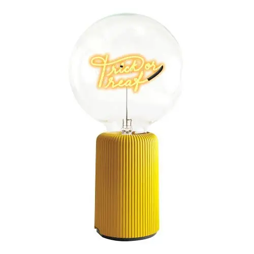 MITB Trick Or Treat Portable Table Lamp - Yellow