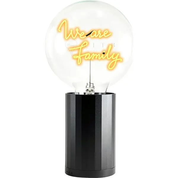 MITB We Are Family Portable Table Lamp - Black