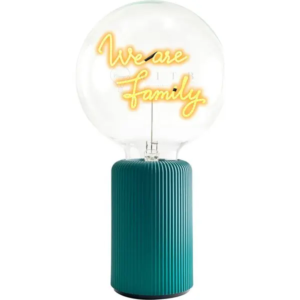 MITB We Are Family Portable Table Lamp - Emerald