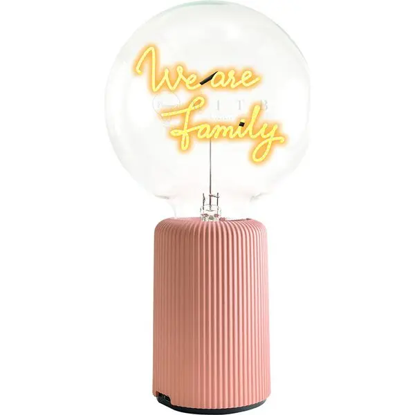 MITB We Are Family Portable Table Lamp - Pink