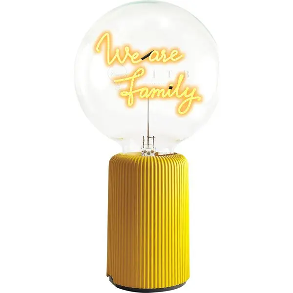MITB We Are Family Portable Table Lamp - Yellow