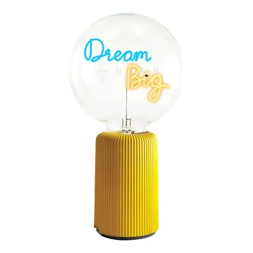 MITB Dream Big Portable Table Lamp - Yellow