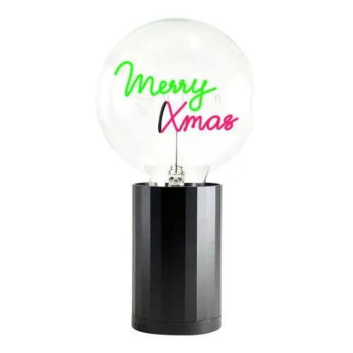 MITB Merry Xmas Portable Table Lamp - Black