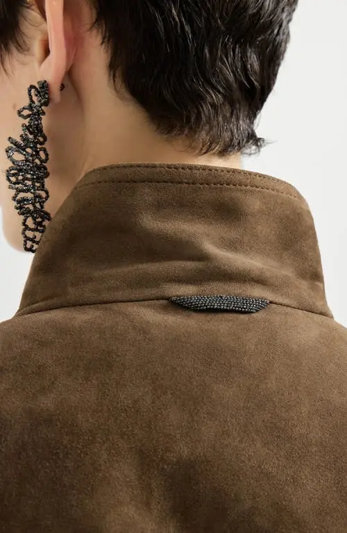Brunello Cucinelli Couture Suede Vest - Brown
