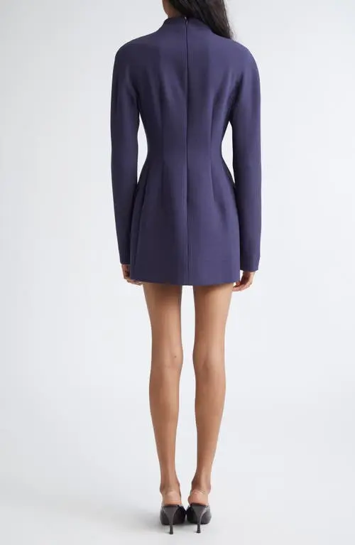 Sportmax Tefrite Long Sleeve Sheath Dress - Midnight Blue