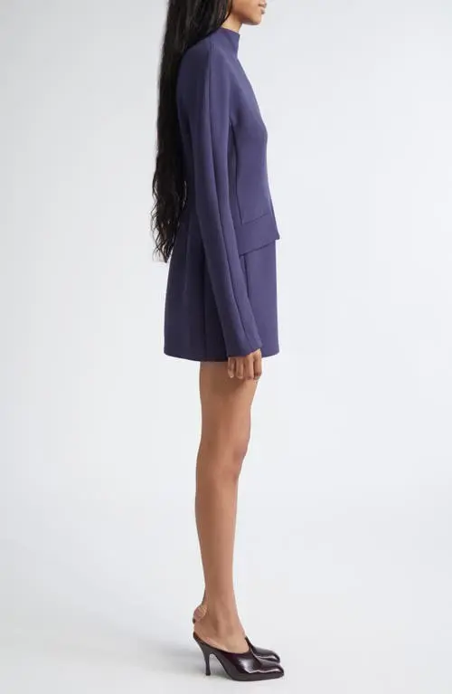 Sportmax Tefrite Long Sleeve Sheath Dress - Midnight Blue