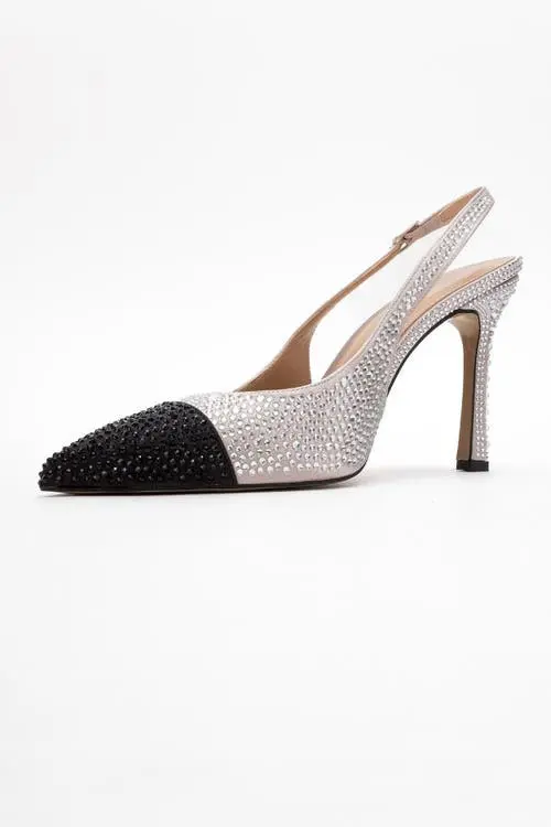 PROLOGUE SHOES London Embellished Pointed Toe Pump