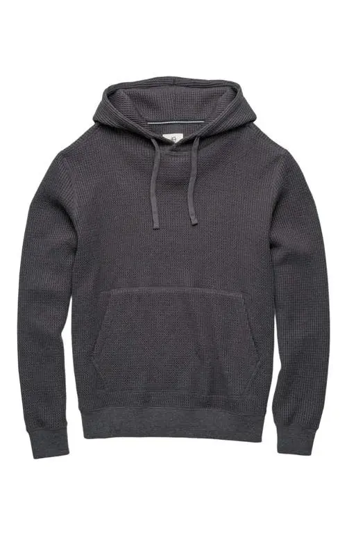SURFSIDE SUPPLY CO. Ivan Waffle Thermal Hoodie - Charcoal Heather