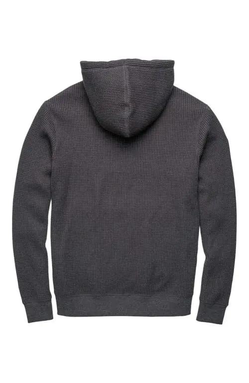 SURFSIDE SUPPLY CO. Ivan Waffle Thermal Hoodie - Charcoal Heather