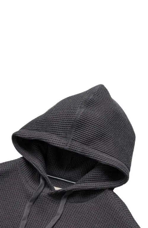 SURFSIDE SUPPLY CO. Ivan Waffle Thermal Hoodie - Charcoal Heather