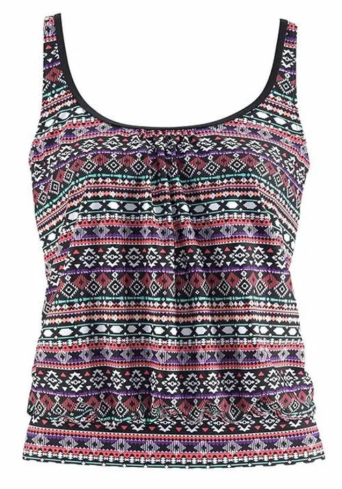 LASCANA Oversized Tankini Top