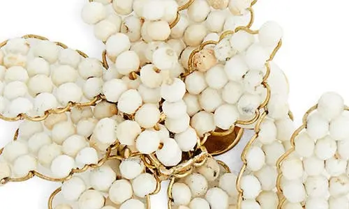 Isabel Marant Étoile Beaded Mismatched Earrings - Ecru