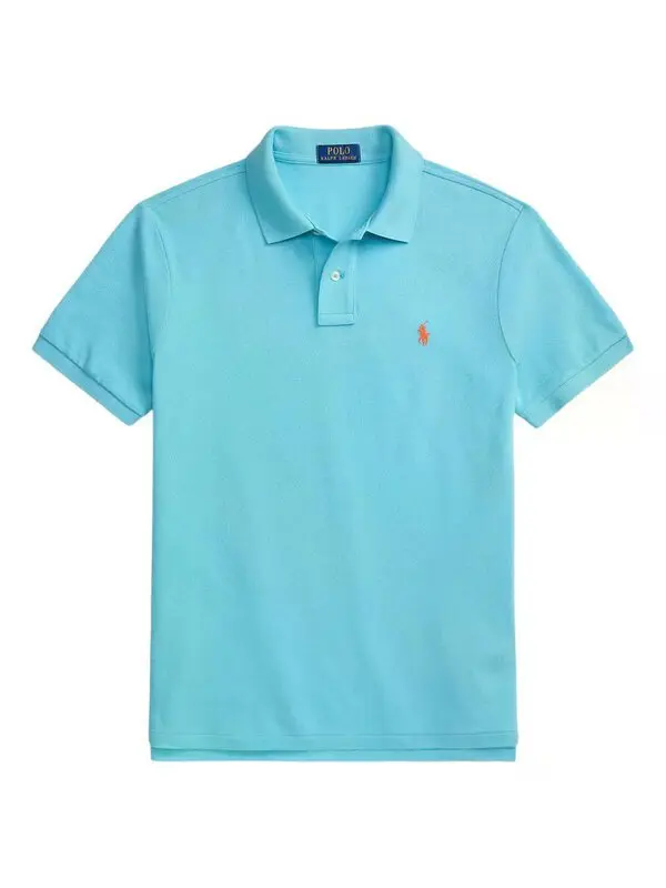 Polo Ralph Lauren Embroidered Pony Polo Shirt - Blue