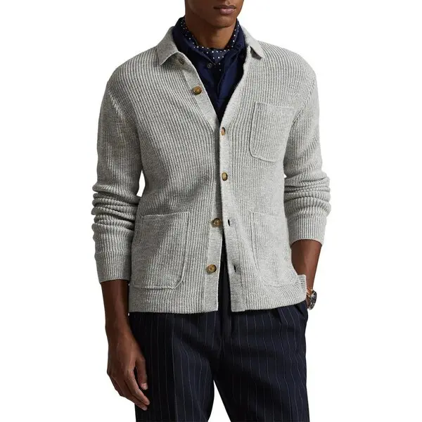 Polo Ralph Lauren Ribbed Cotton Cardigan