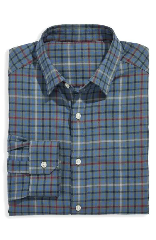 Vineyard Vines Madaket Tattersall Tech Twill Button-up Shirt