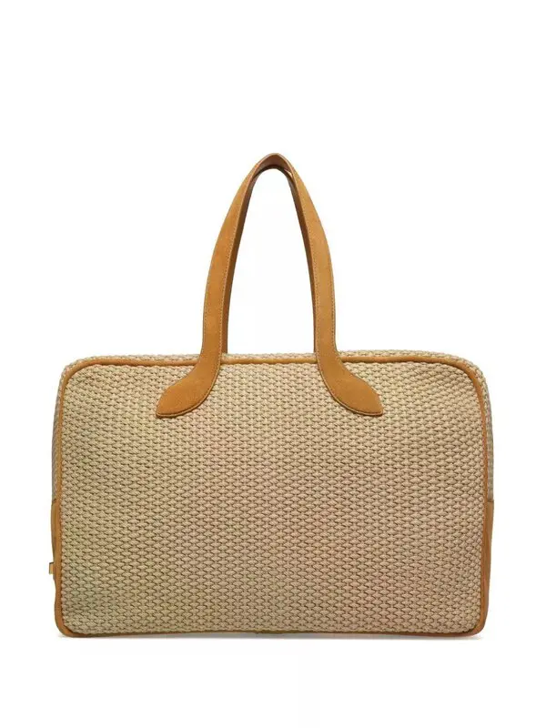 Bally Woven Holdall - Neutrals