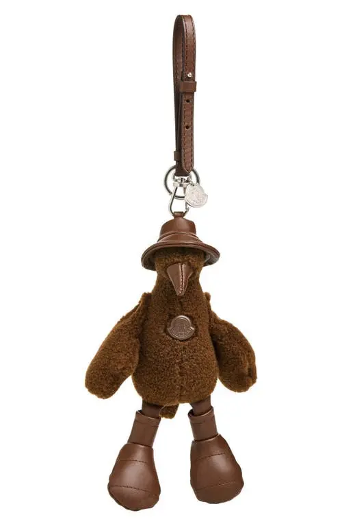 Moncler Duck Key Ring - Dark Chocolate