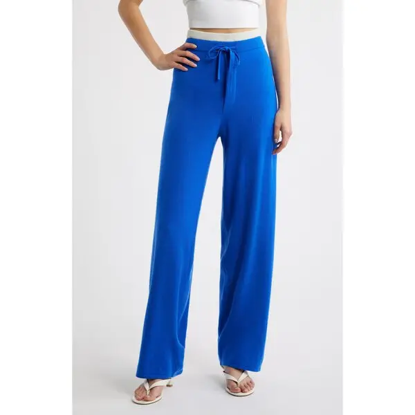 ARTLESS FOREVER Tove Layered Sweater Pants - Royal Blue