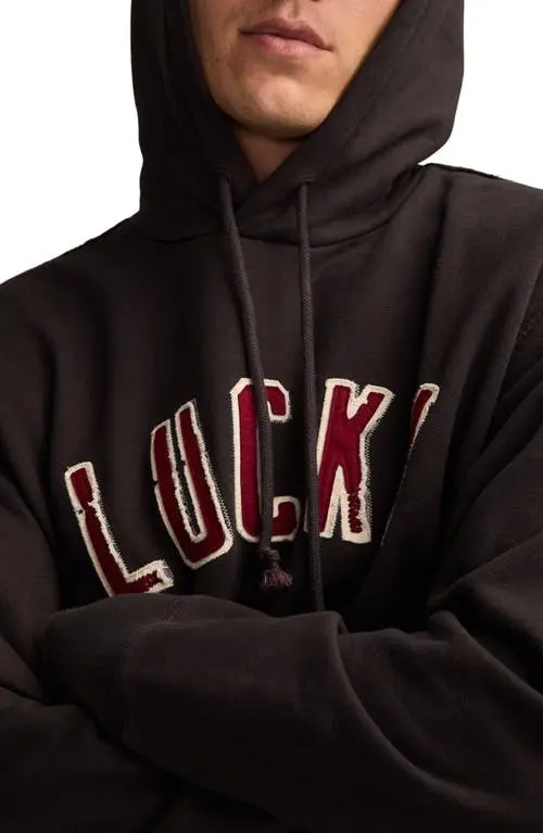 Lucky Brand Arch Logo Appliqué Hoodie