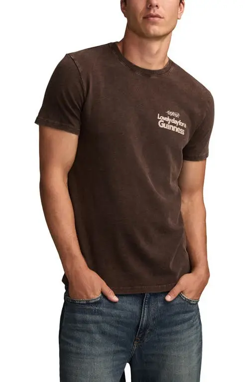 Lucky Brand Guinness Lovely Day Cotton Graphic T-shirt - Java