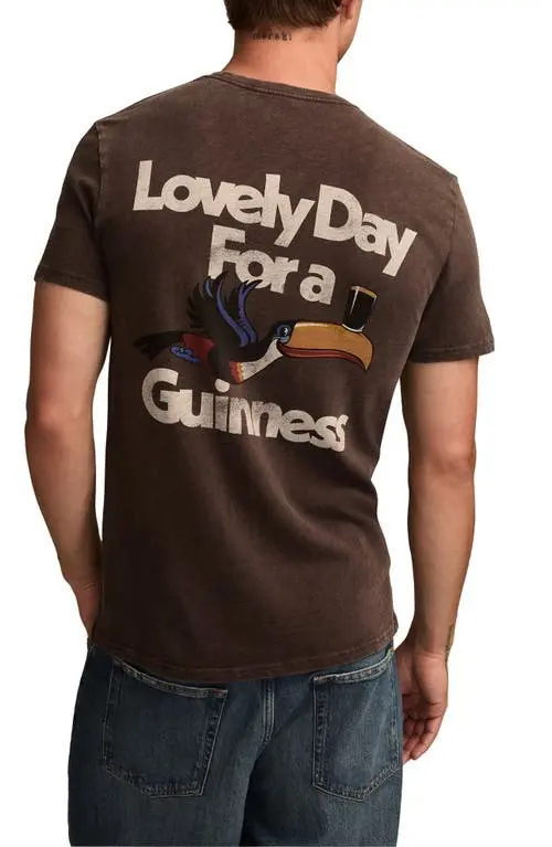 Lucky Brand Guinness Lovely Day Cotton Graphic T-shirt