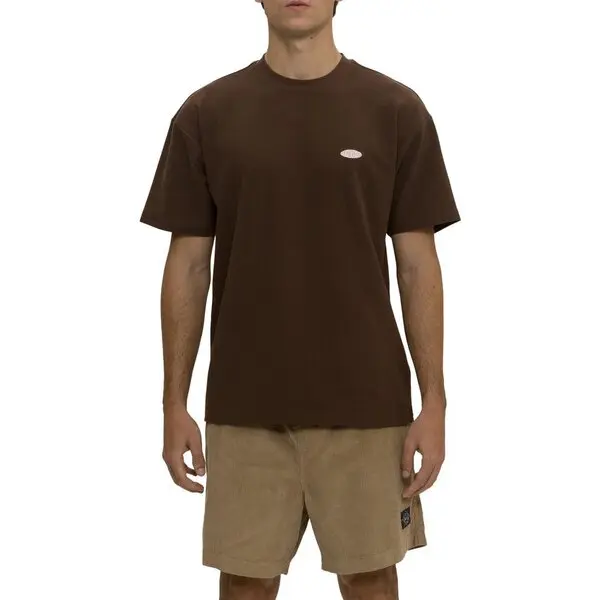 MAUI & SONS Surface Cotton Blend T-shirt - Brown