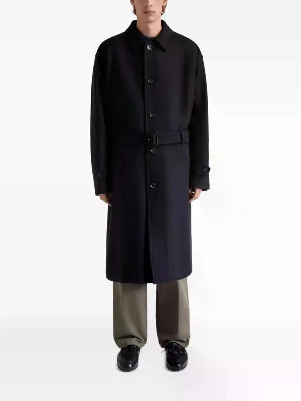Bally Single-breasted Belted Coat