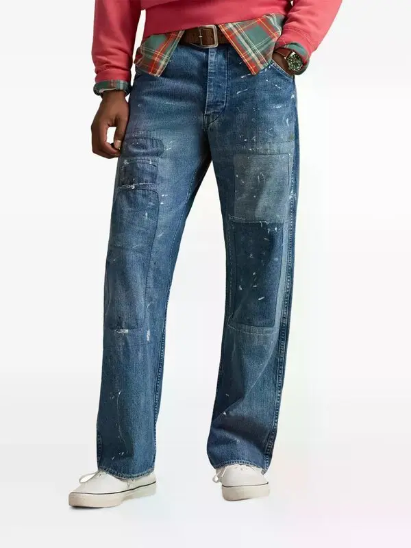 Polo Ralph Lauren Patchwork Straight-leg Jeans
