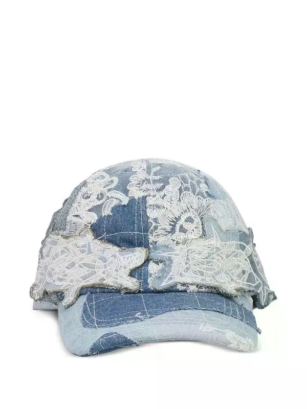 WHO DECIDES WAR BY EV BRAVADO Thorn Grid Baseball Cap - Blue