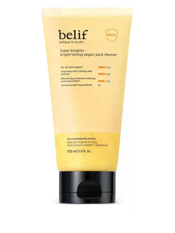Belif Super Knights Bright Toning Cleanser - Yellow