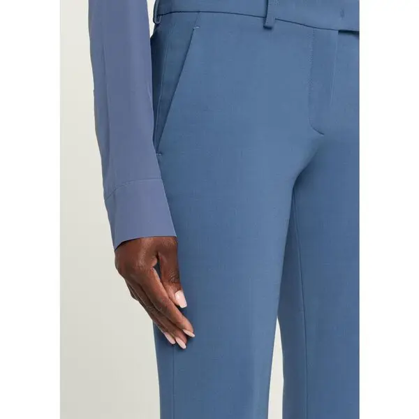 Michael Kors Haylee Flare-leg Stretch Wool Trousers - Amethyst