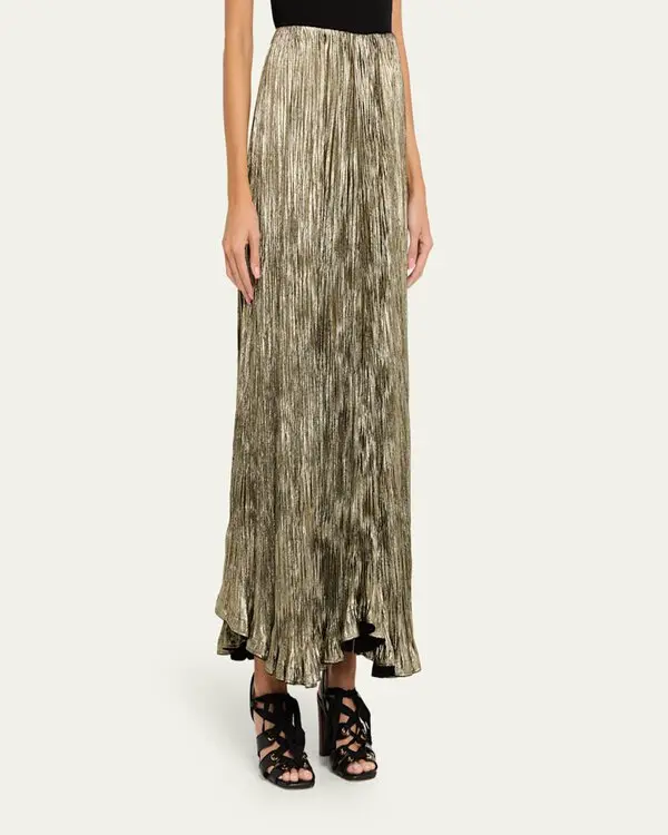 Ulla Johnson Elsa Pleated Maxi Skirt
