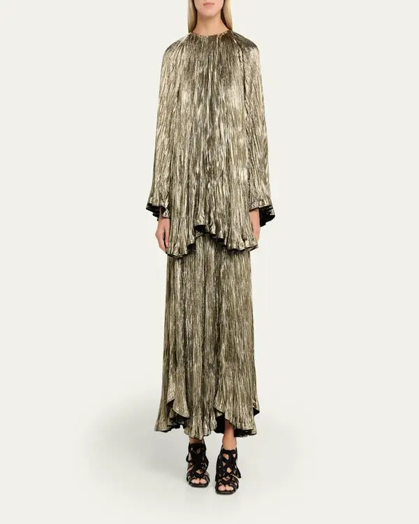 Ulla Johnson Elsa Pleated Maxi Skirt