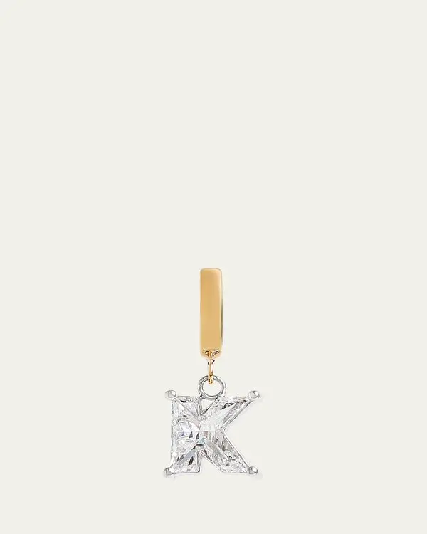 KENDALL ROW Lab Grown Diamond Letter Charm - White