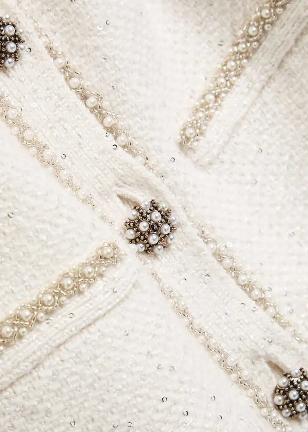 Alice + Olivia Embellished Knit Jacket