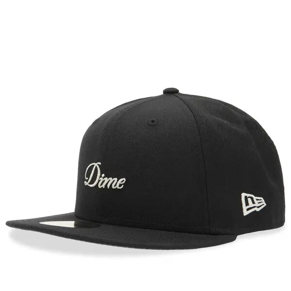 DIME Cursive New Era 59fifty Cap - Black