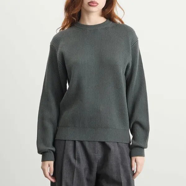 Auralee Soft Rib Knit Pullover
