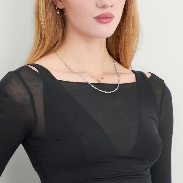 Tom Wood 20.5" Rope Chain Necklace