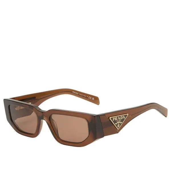Prada 09zs Sunglasses - Dark Transparent/brown