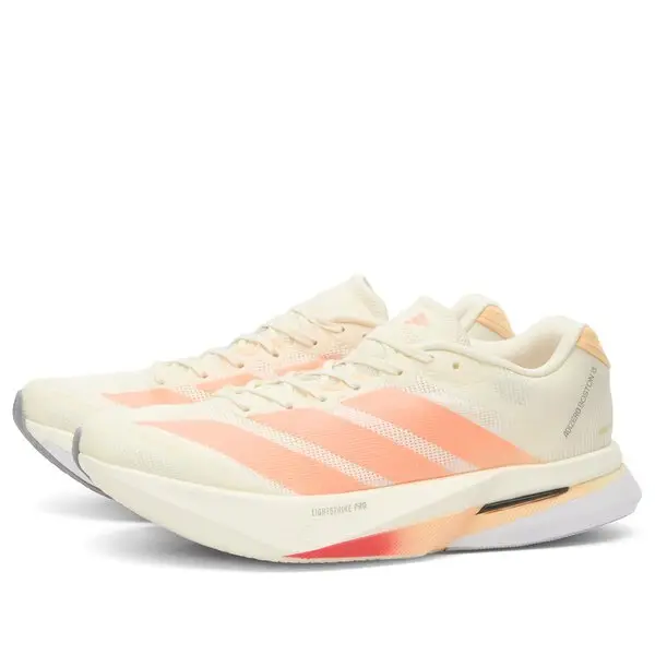ADIDAS RUNNING Adidas Adizero Boston 13 W Sneaker - Off White/beam Orange/acid Orange